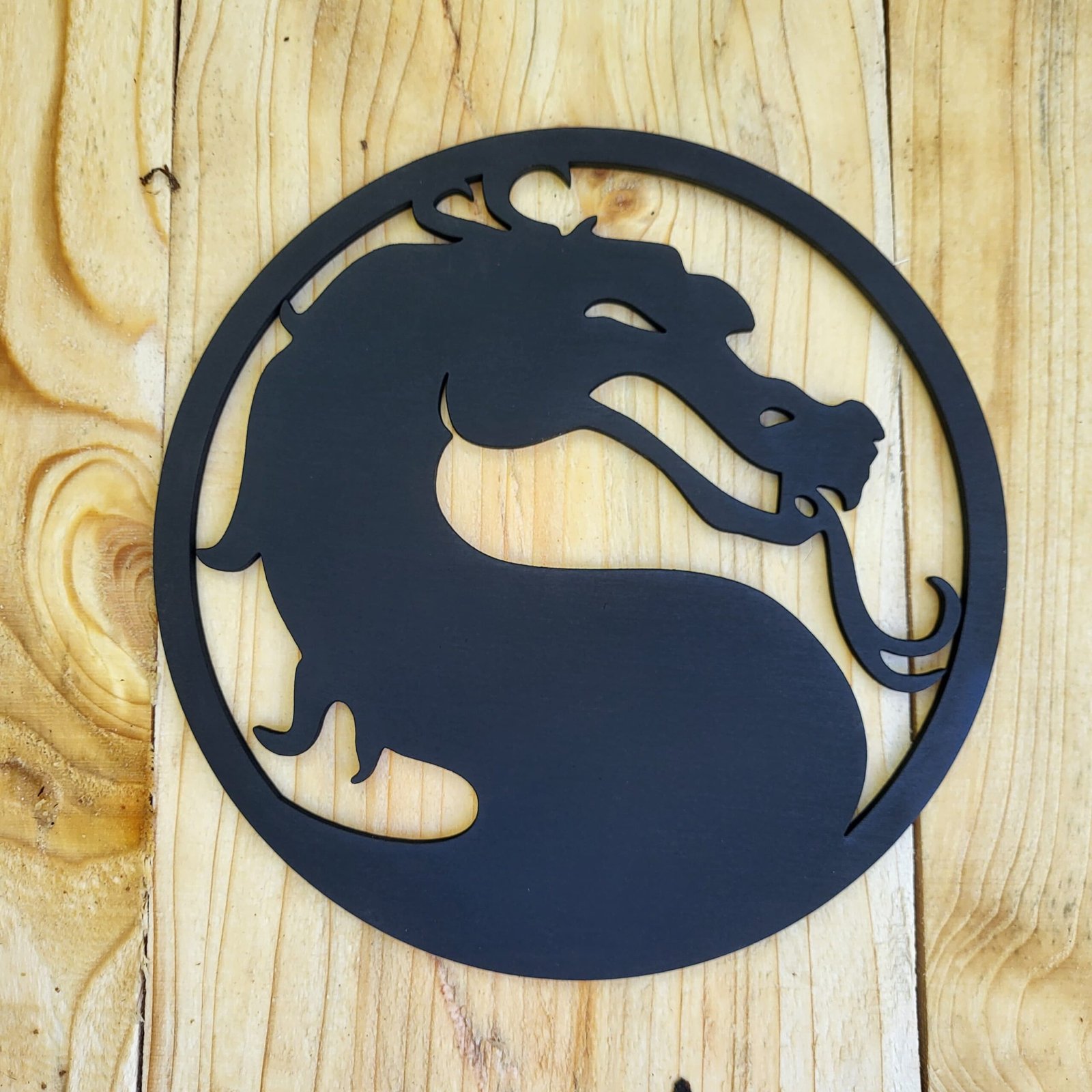 Single layer Mortal Kombat Sign - Mountaineer Tradepost